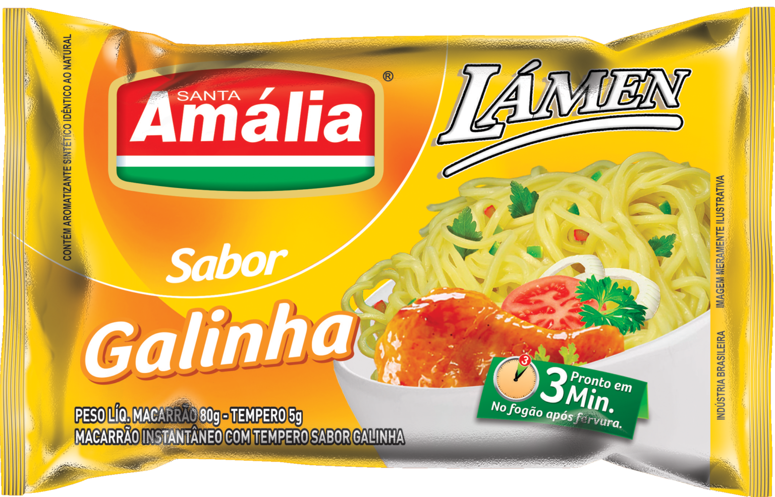 MACARRAO INSTANTANEO LAMEM GALINHA – Santa Amália